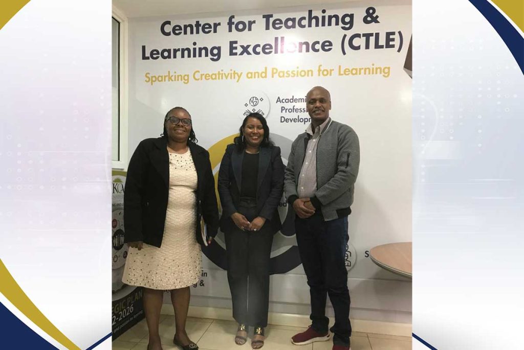 Prof. Dakota King-White's Visit to KCA University - Center for Teaching & Learning Excellence